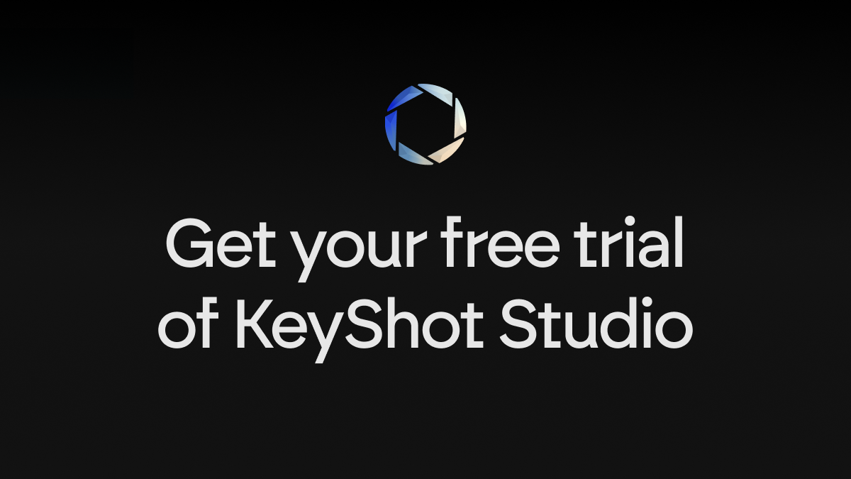 Get free trial for KeyShot Studio 3D Rendering Software